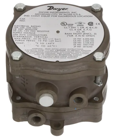 Dwyer 1950G-1-B-120-NA, Dwyer Instruments 1950G-1-B-120-NA ...