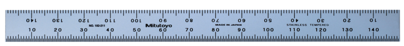 Mitutoyo 450mm Metric Steel Rule | General Tech Shop